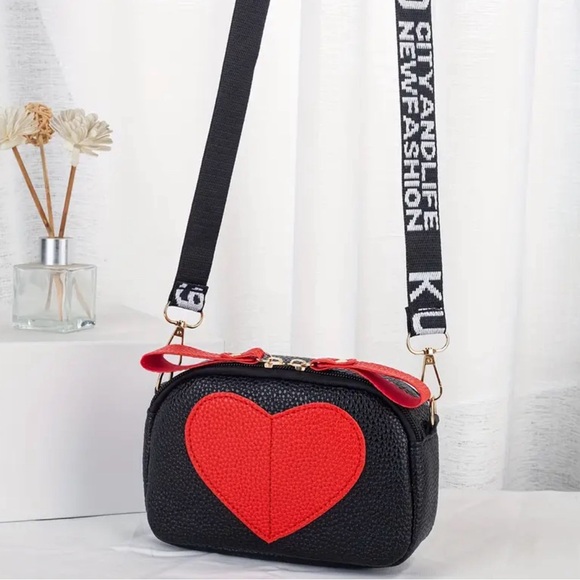 Bags | Heart Crossbody Bag | Poshmark